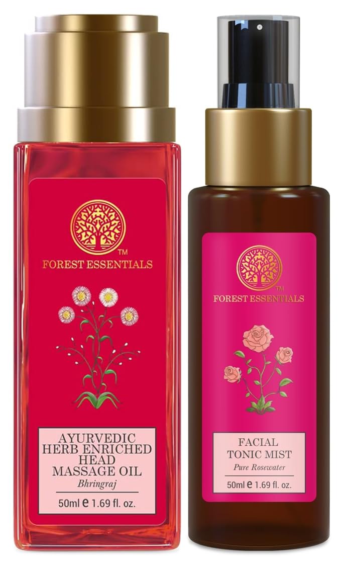 Forest Essentials Travel Size Facial Tonic Mist Pure Rosewater| 50 ml ...