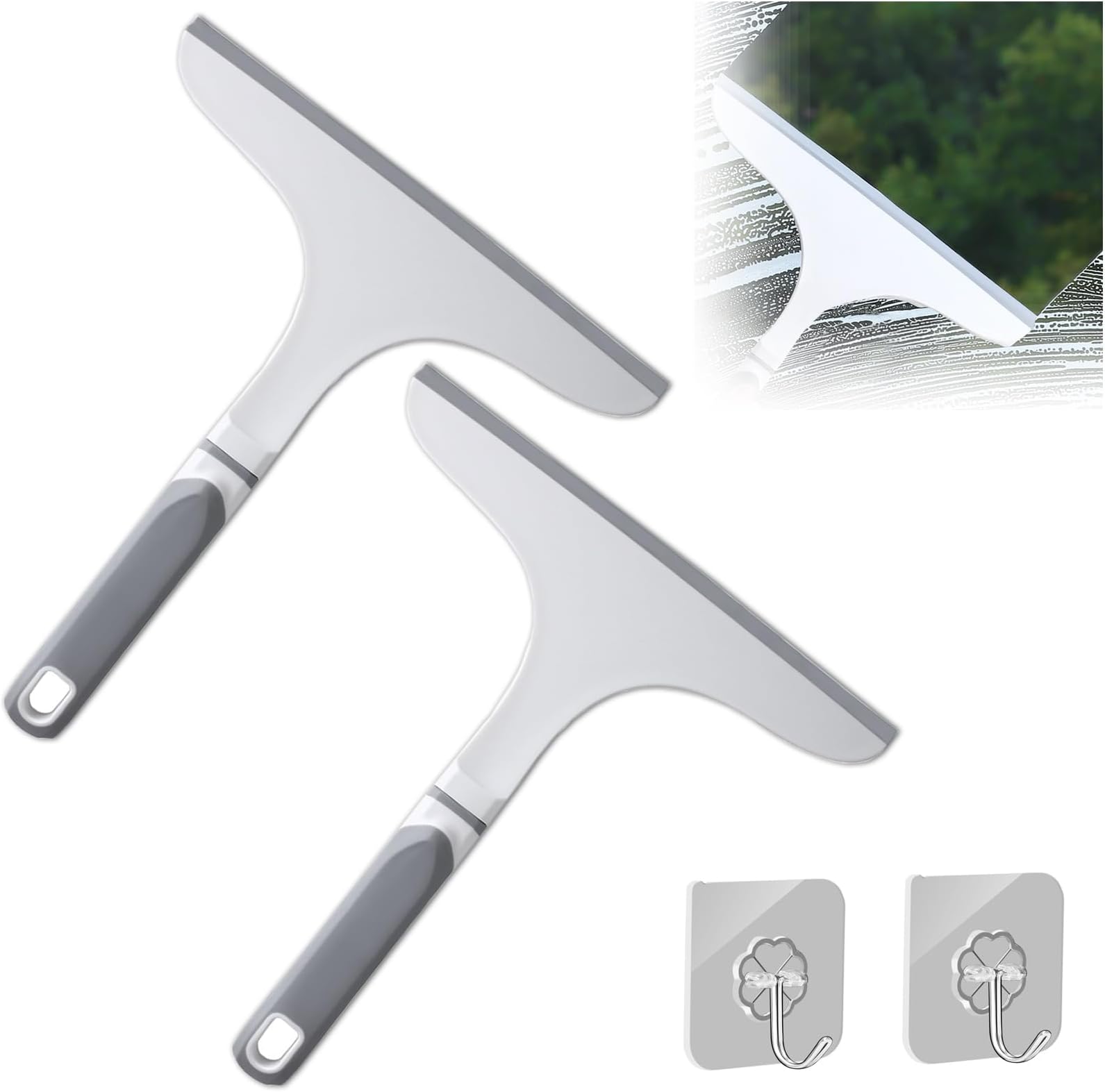Amazon.com: All-Purpose Mini Rubber Blade Window Squeegee Window ...
