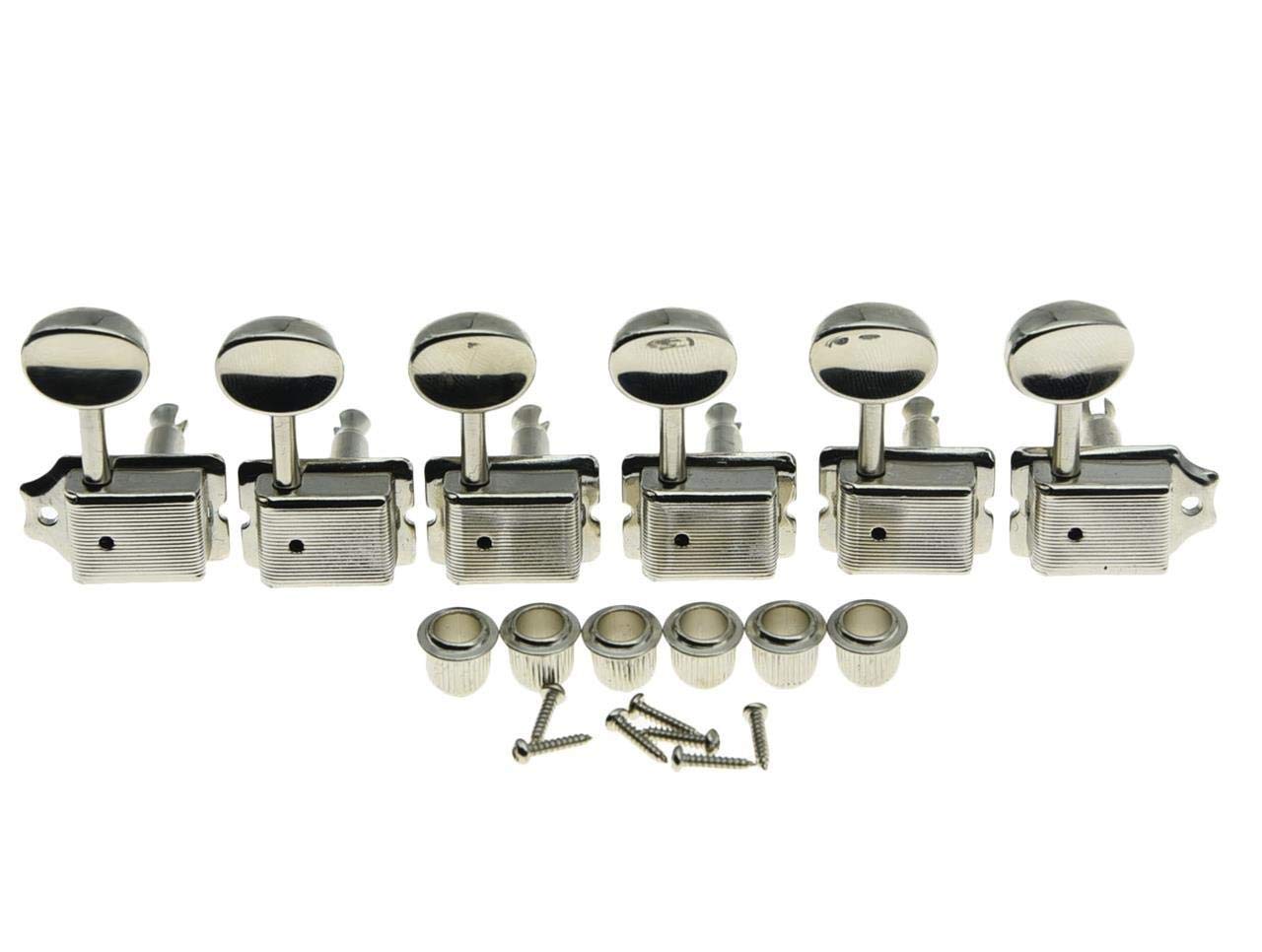 Amazon.com: KAISH Nickel Split Post Vintage Guitar Tuning Keys Tuners ...