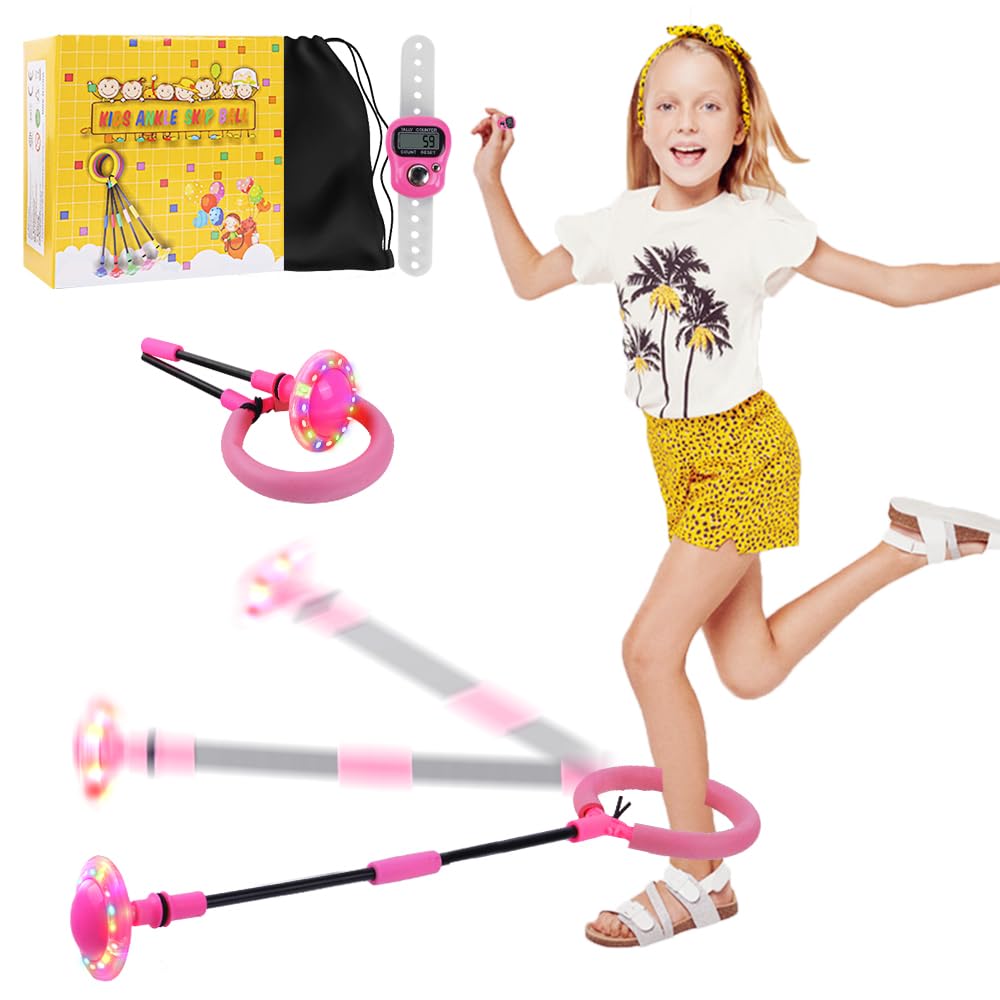 Amazon.com: Hatende Skip It with Counter for Kids, Foldable Ankle Skip ...