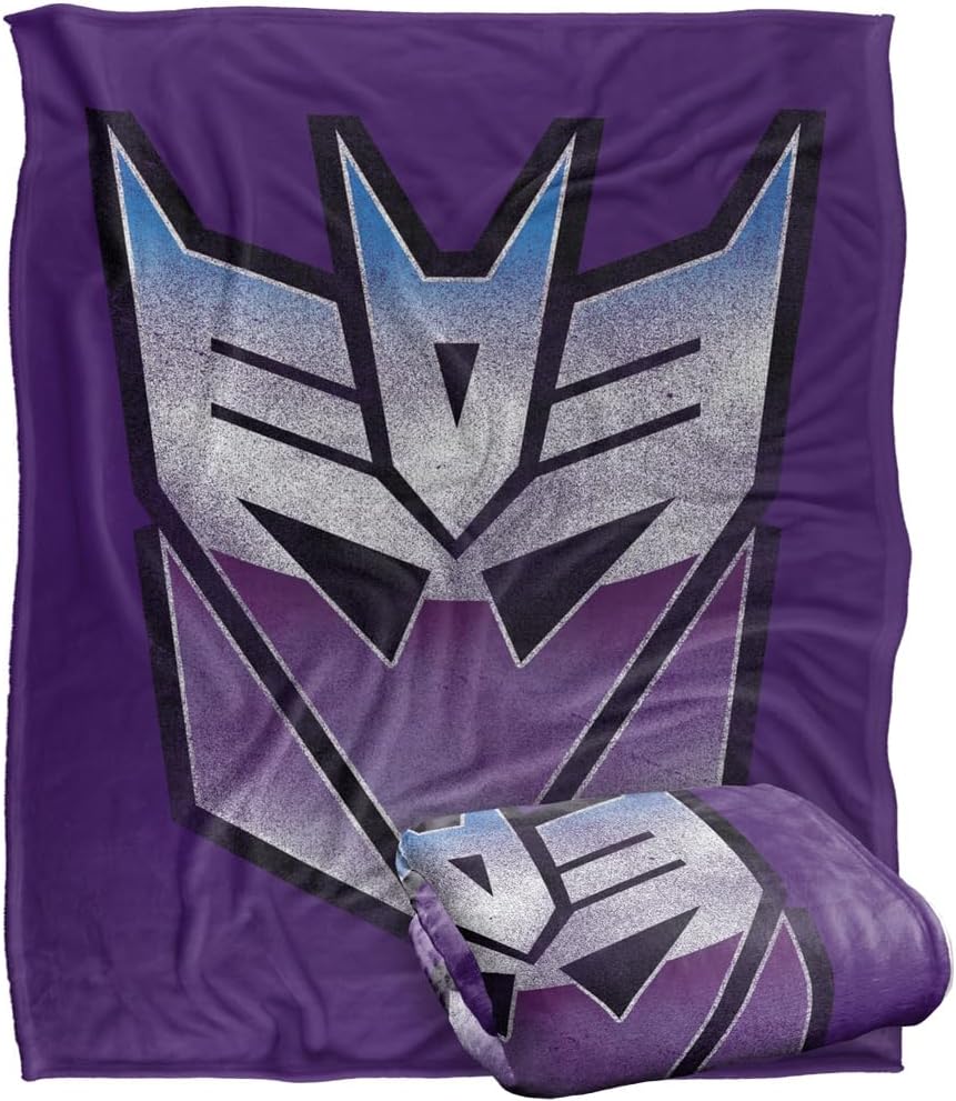Amazon.com: Transformers Blanket, 60"x80" Decepticon Shine Silky Touch ...