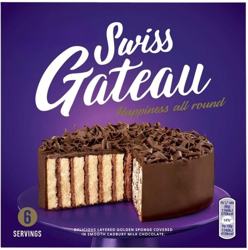 Swiss Gateau Milk Chocolate Sponge Cake 340g x1 – Rich & Moist Layer ...