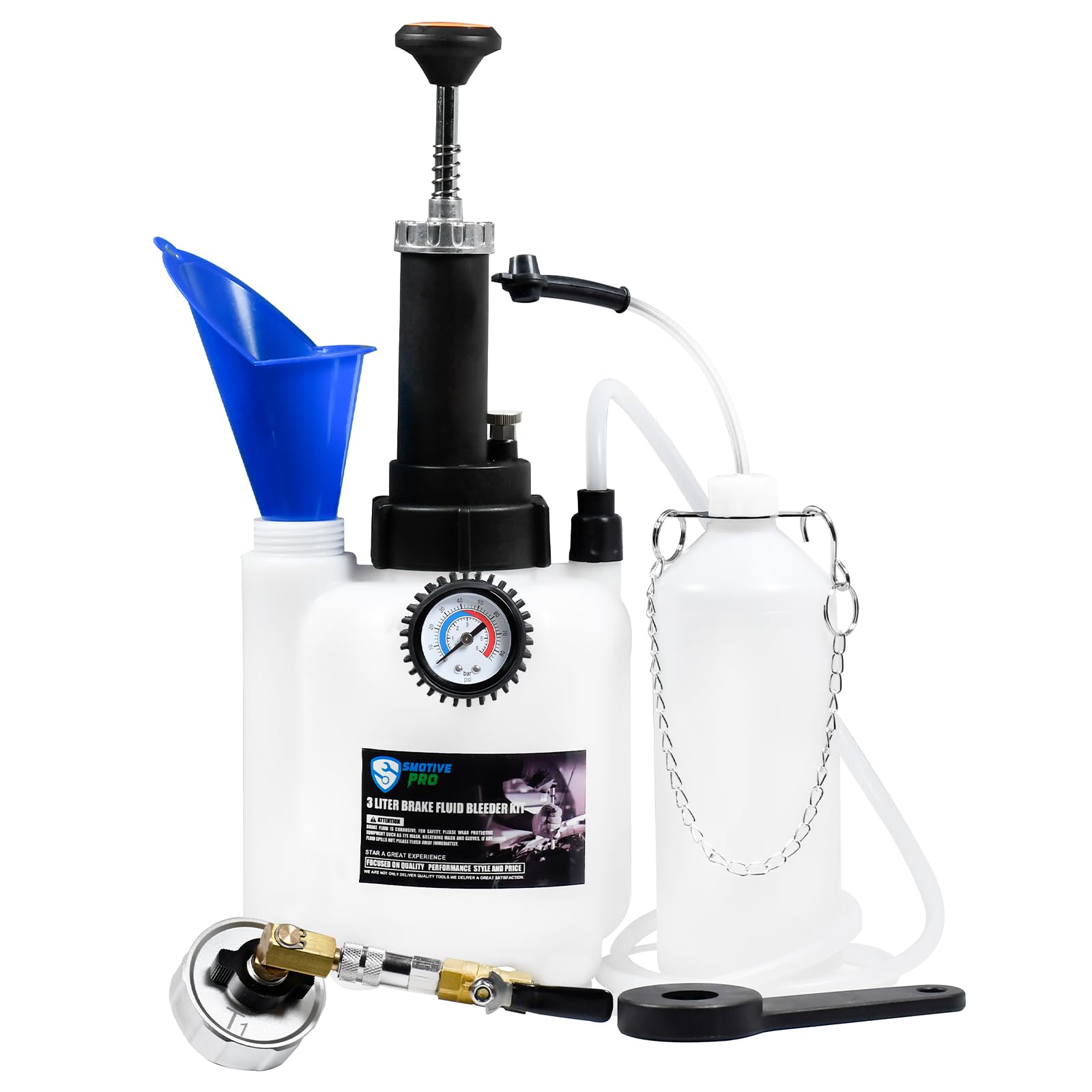 Brake Fluid Bleeder BreeRainz 3L Brake Bleeder Kit, Manual Brake ...