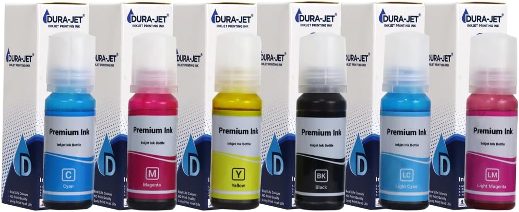 Ravaria 057 Refill Ink for Epson L8050, L18050 Printer - Compatible Ink ...