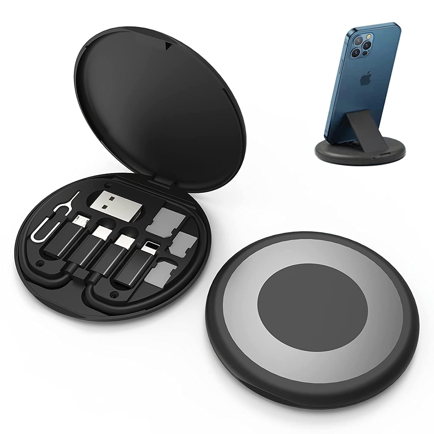 Airlife USB Adapter Cable Conversion Storage Box, Multi-Type Charging ...