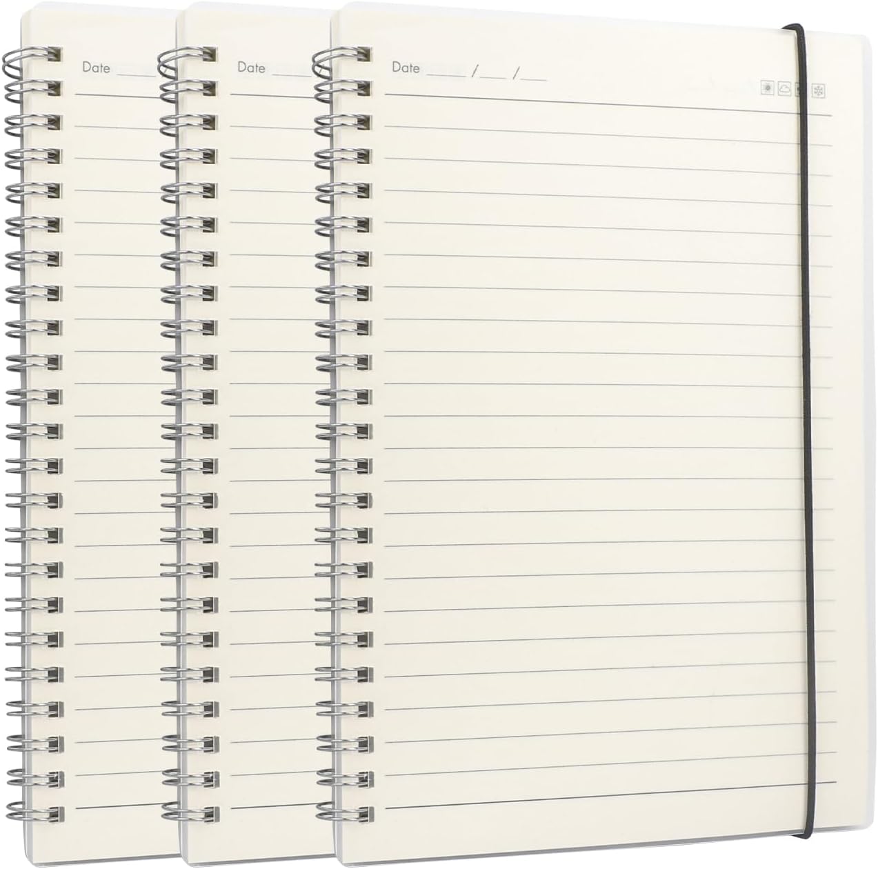 Amazon.com : Simfree 3 Pack A5 Spiral Notebook,Lined Spiral Journal ...