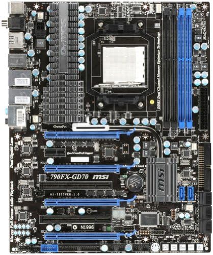 MSI 790FX-GD70 Motherboard ( AMD 790FX, AM3, PCI-E, DDR3) : Amazon.co ...