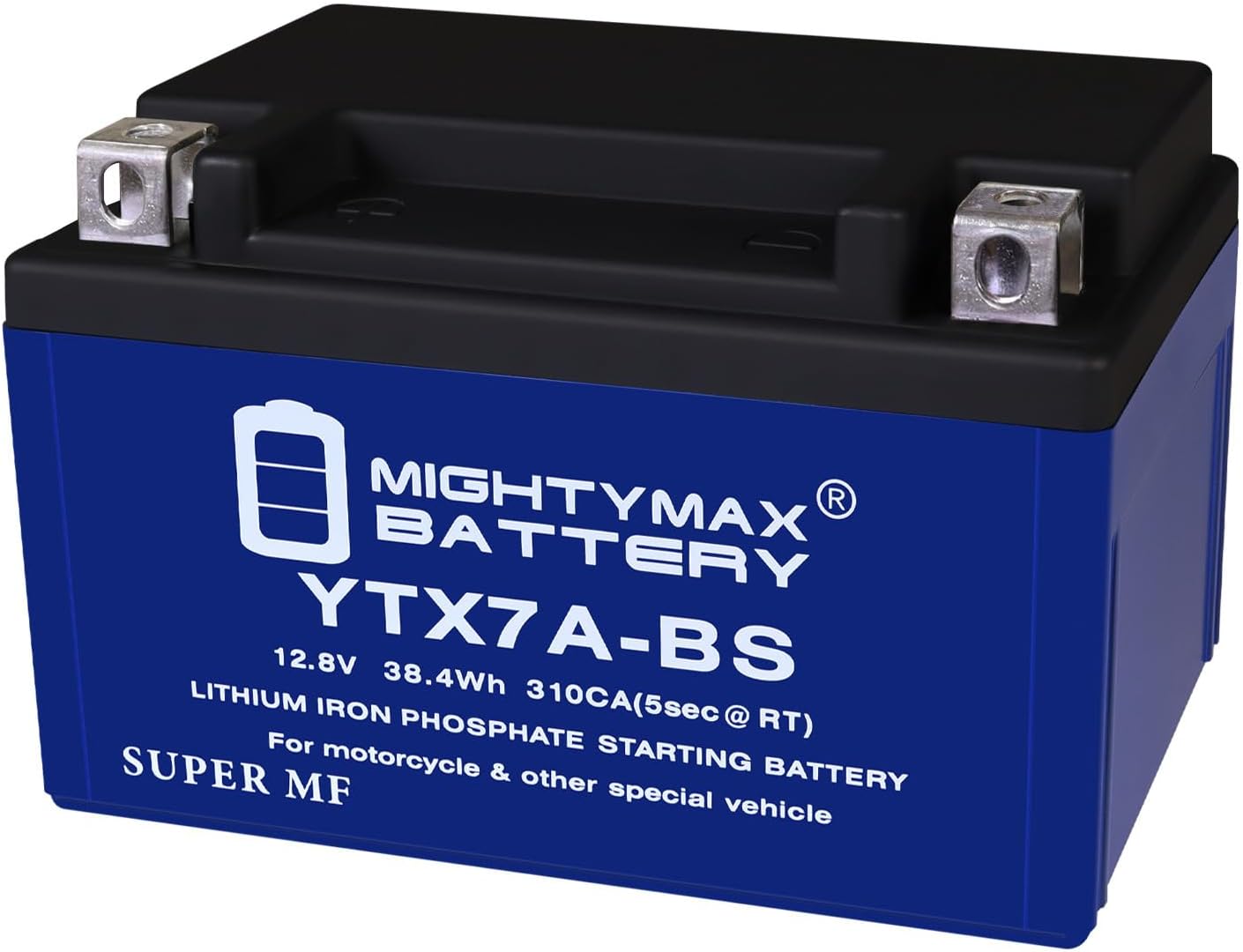 Amazon.com: Mighty Max Battery YTX7A-BS Lithium Replacement Battery for ...