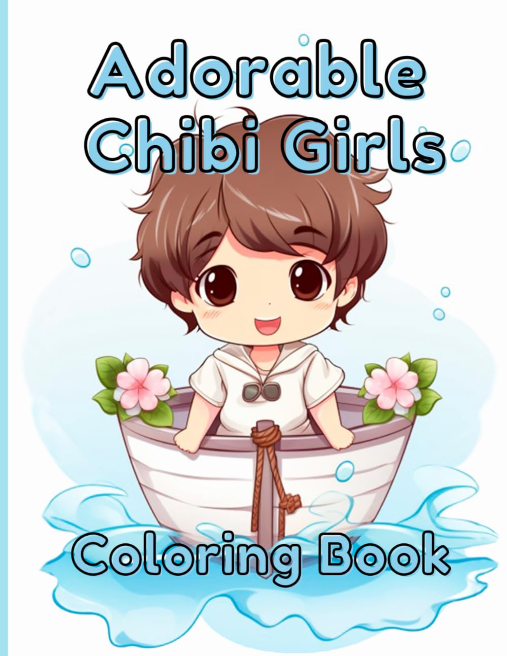 Adorable Chibi Girls Coloring Book: Cute Chibi Girls Kawaii Coloring ...