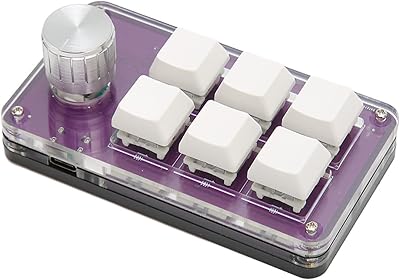 Amazon.com: QINIZX USB Mini 4-Key Keypad One-Handed Mechanical Gaming ...