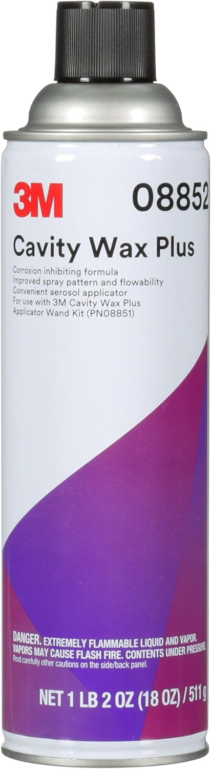 3M Cavity Wax Plus Aerosol Spray, 08852, 18 fl oz, Self-Healing ...
