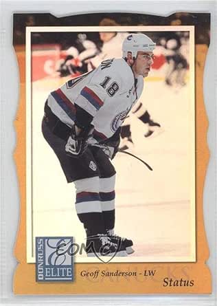 Amazon.com: Geoff Sanderson (Hockey Card) 1997-98 Donruss Elite - [Base ...