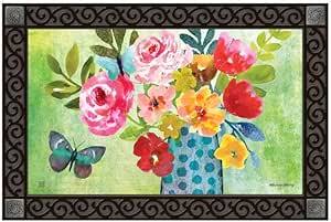 Amazon.com: Studio M MatMates from My Garden Decorative Floor Mat ...