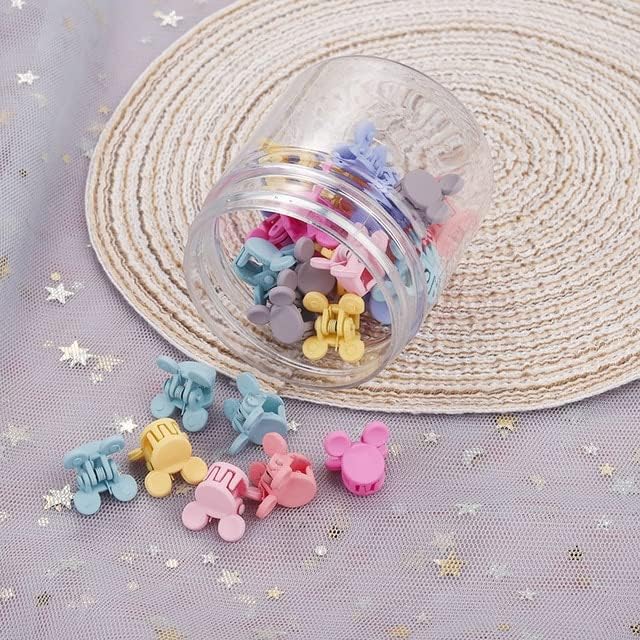Amazon.com: Generic 30-piece Baby Girls Hair Clip Set, Mouse Ears Hair ...