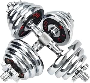 Amazon.com : Fitness Dumbbells Dumbbell Set, Adjustable Weight Set ...