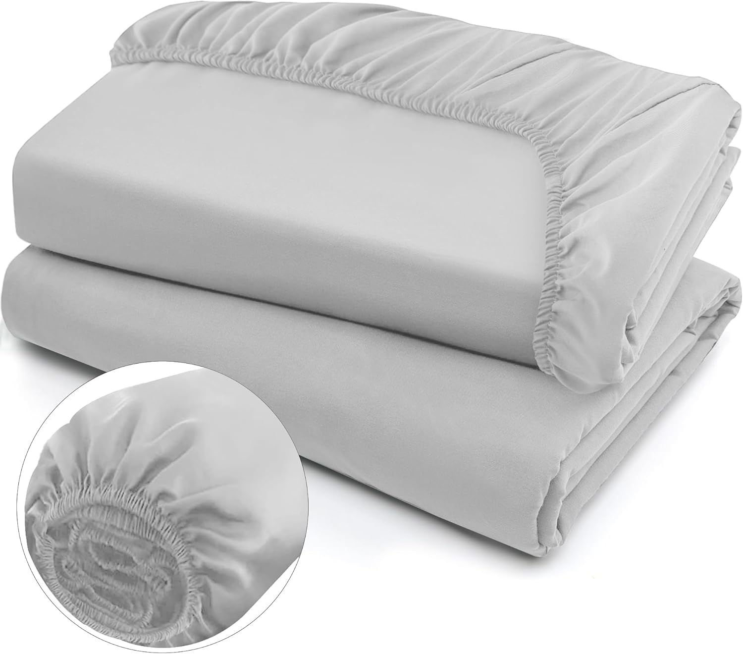 Amazon.com: MOONLIGHT20015 King Fitted Sheet Only - 2 Pack 16 Inches ...