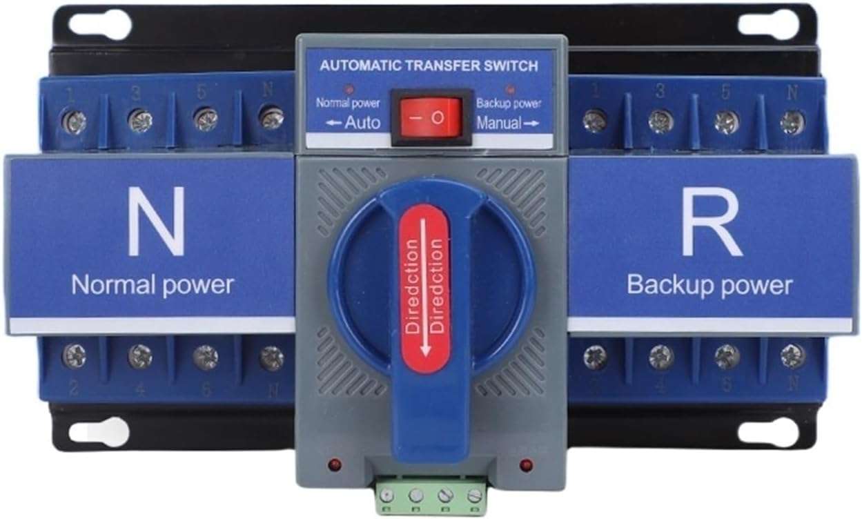 Amazon.com: Double Power Automatic Transfer Switch Dual Power Automatic ...