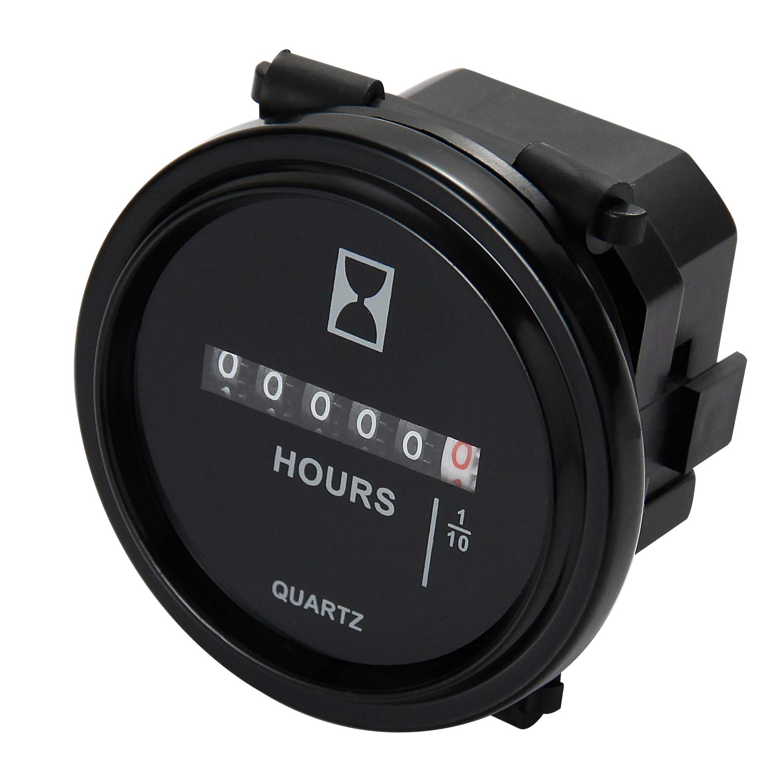 Buy HonorMeet Mechanical Hour Meter,DC 8V to 80V,Hours Log for ...