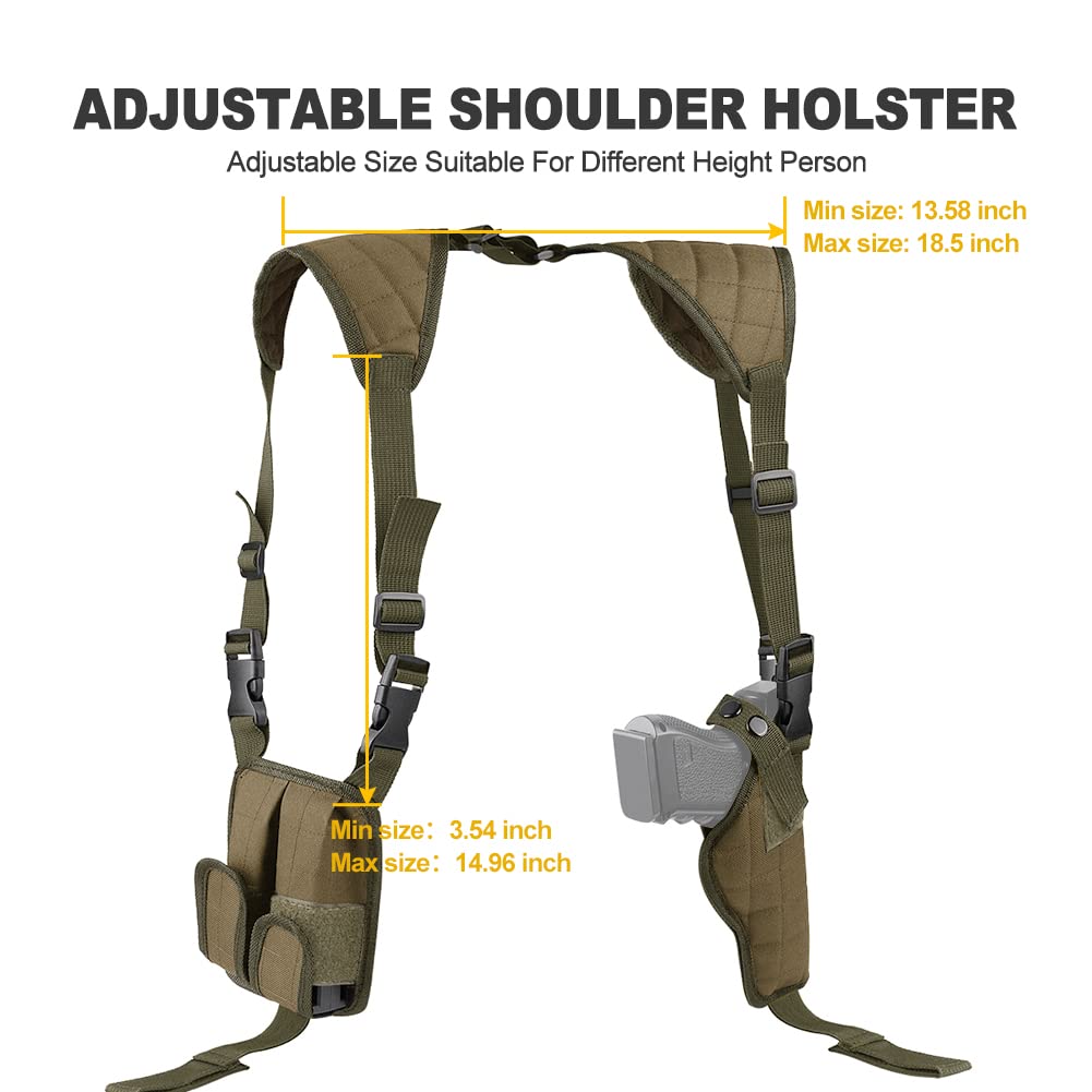 Snapklik.com : Twod Concealed Carry Shoulder Holster Nylon Cross ...