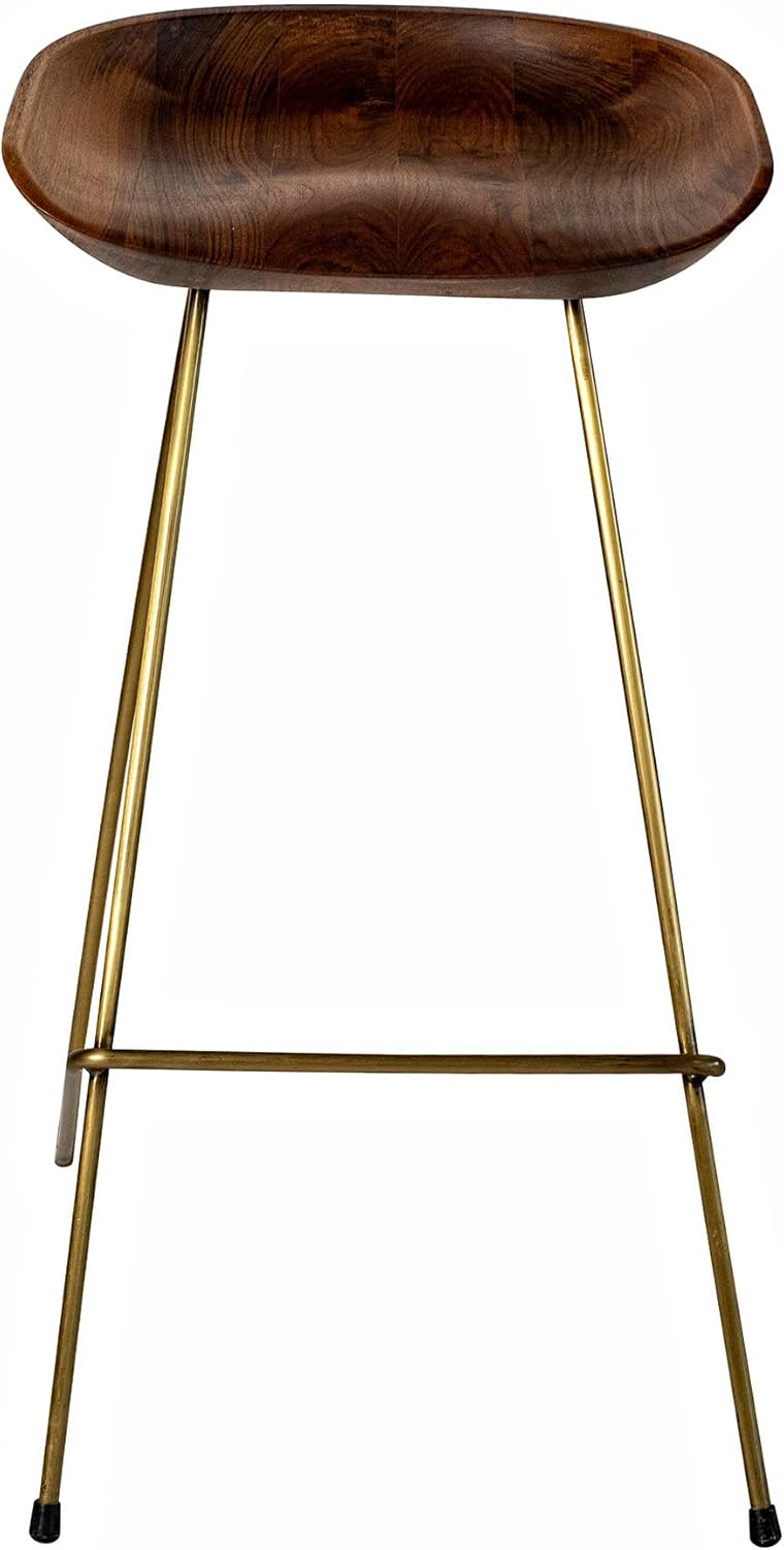 Amazon.com: Angora Polite Bar Chair, Mid Century Modern Style, 100% ...