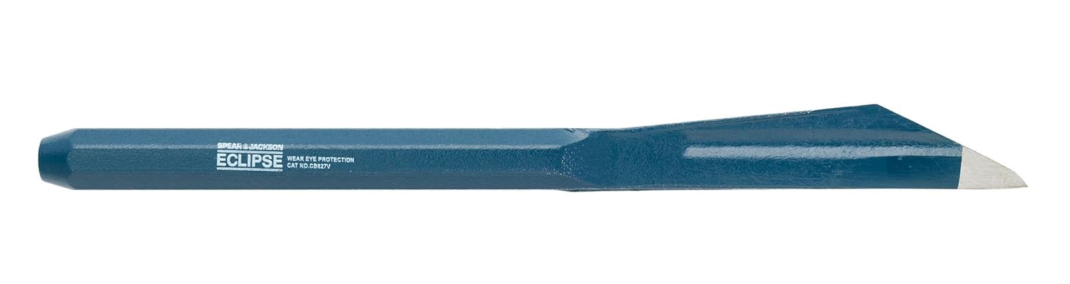 Eclipse CB827V Plug Cold Chisel, Chrome Vanadium Steel, 1/4" Width, 10 ...