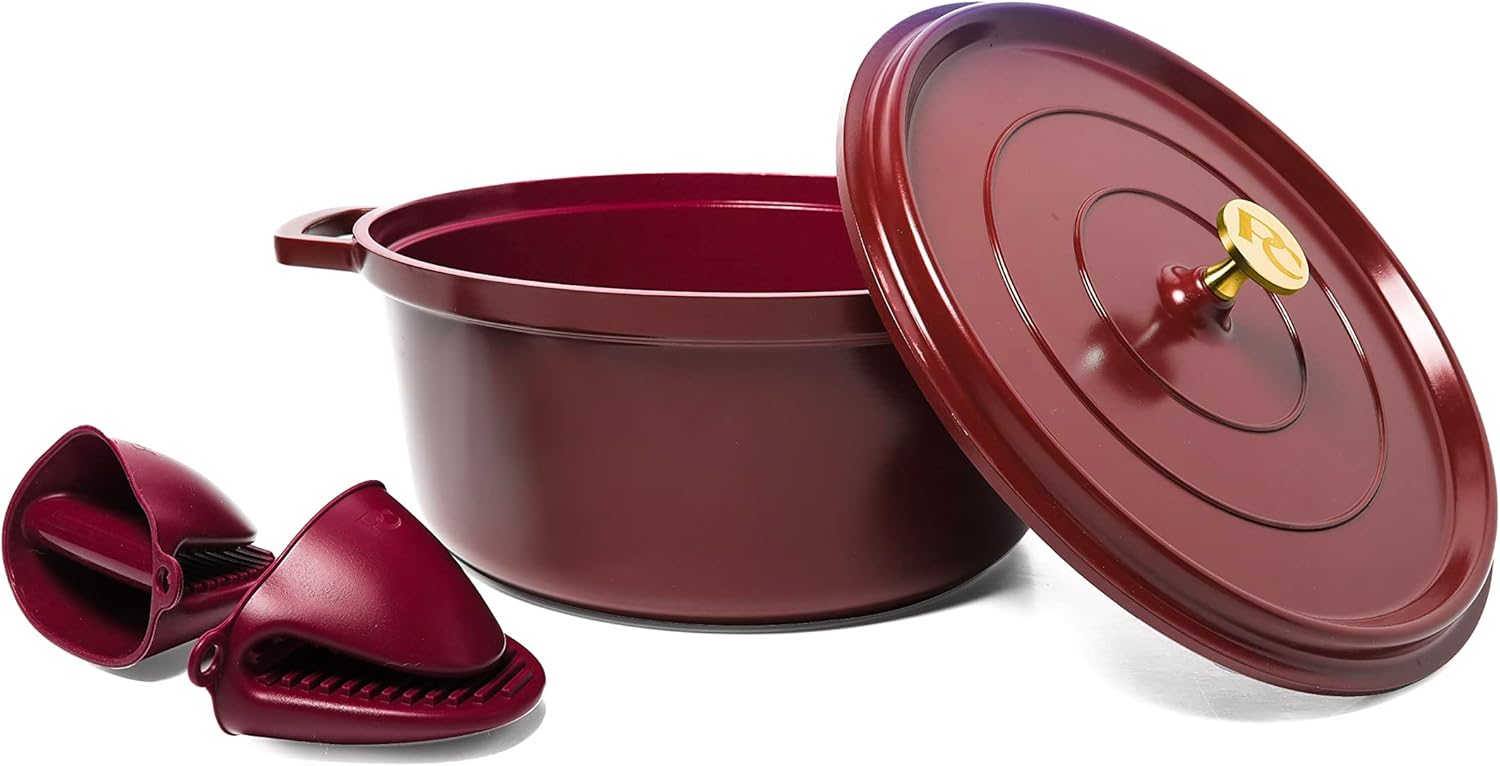 Amazon.com: PHANTOM CHEF 4.2 QT Dutch Oven Topf mit Deckel,Antihaft ...