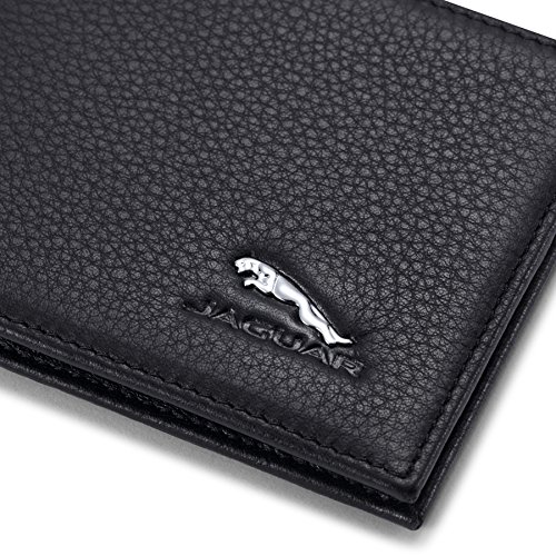 Jaguar Bifold Money Clip Wallet with 6 Credit Card Slots - Genuine ...
