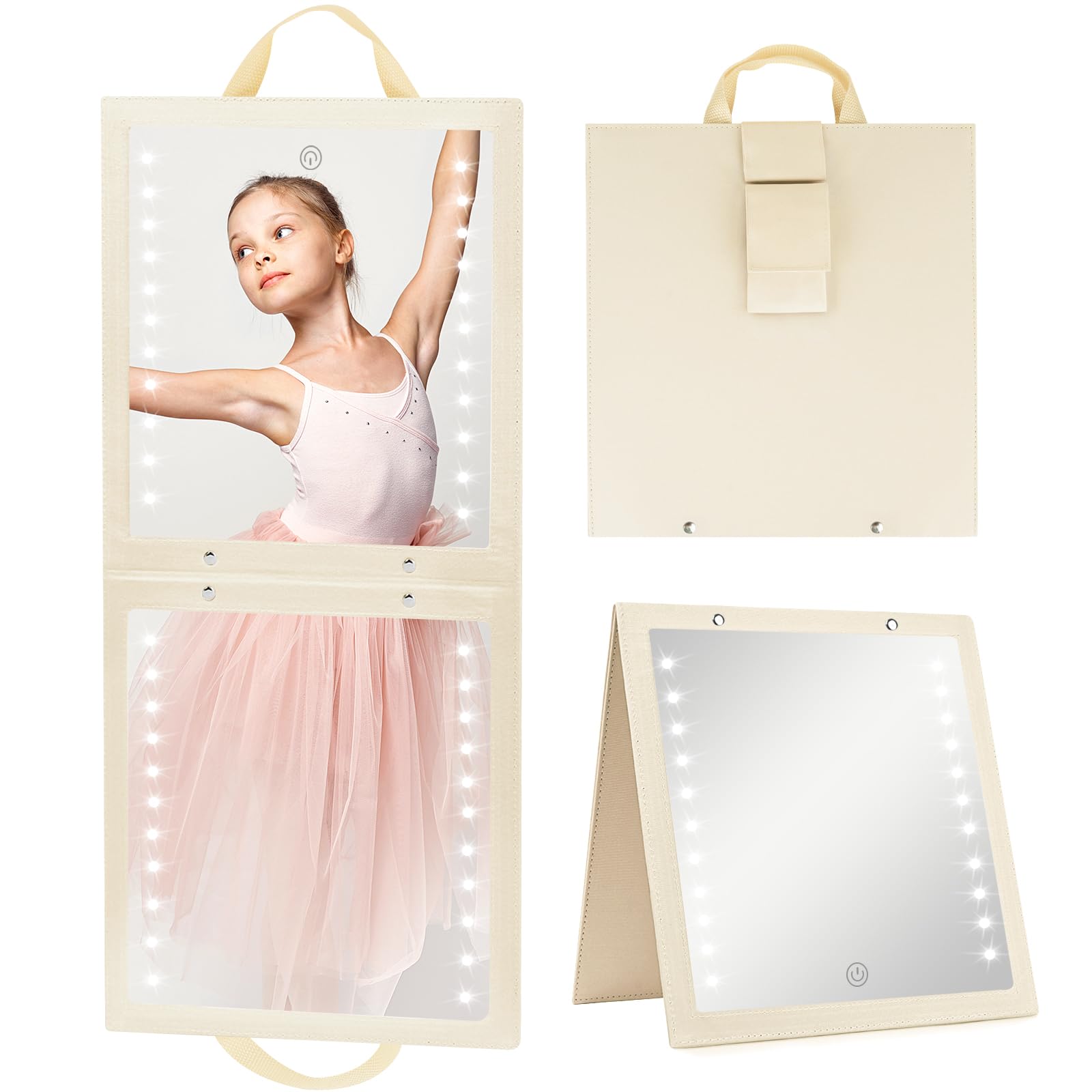 Snapklik.com : Fabuday Lighted Hanging Mirror For Dance Backstage ...