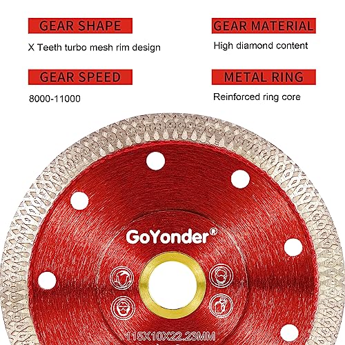 Snapklik.com : Super Thin 5 Grinder Blades Tile Blade, Diamond Saw ...