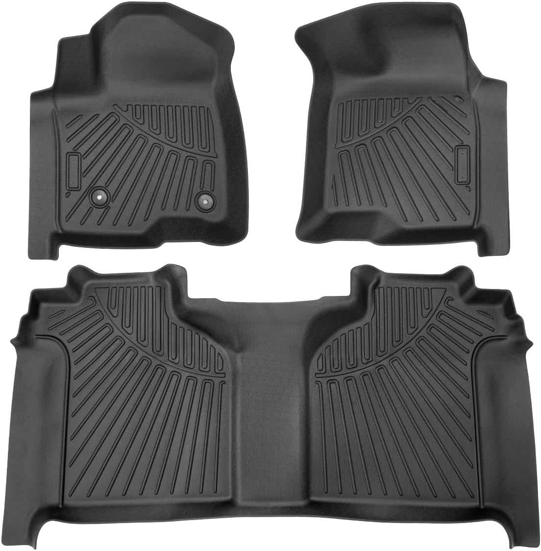 Amazon.com: Powerty Floor Mats for 2019-2025 Chevrolet Silverado 1500 ...
