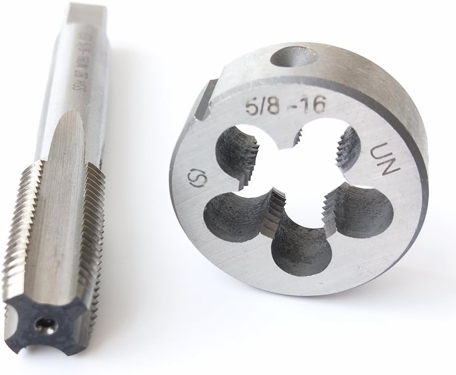 Amazon.com: ASZLBYM 7/8-14 HSS Tap And Die Set， UNF Machine Thread Tap ...