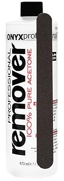 Amazon.com : Onyx Professional 100% Acetone Nail Polish Remover With ...