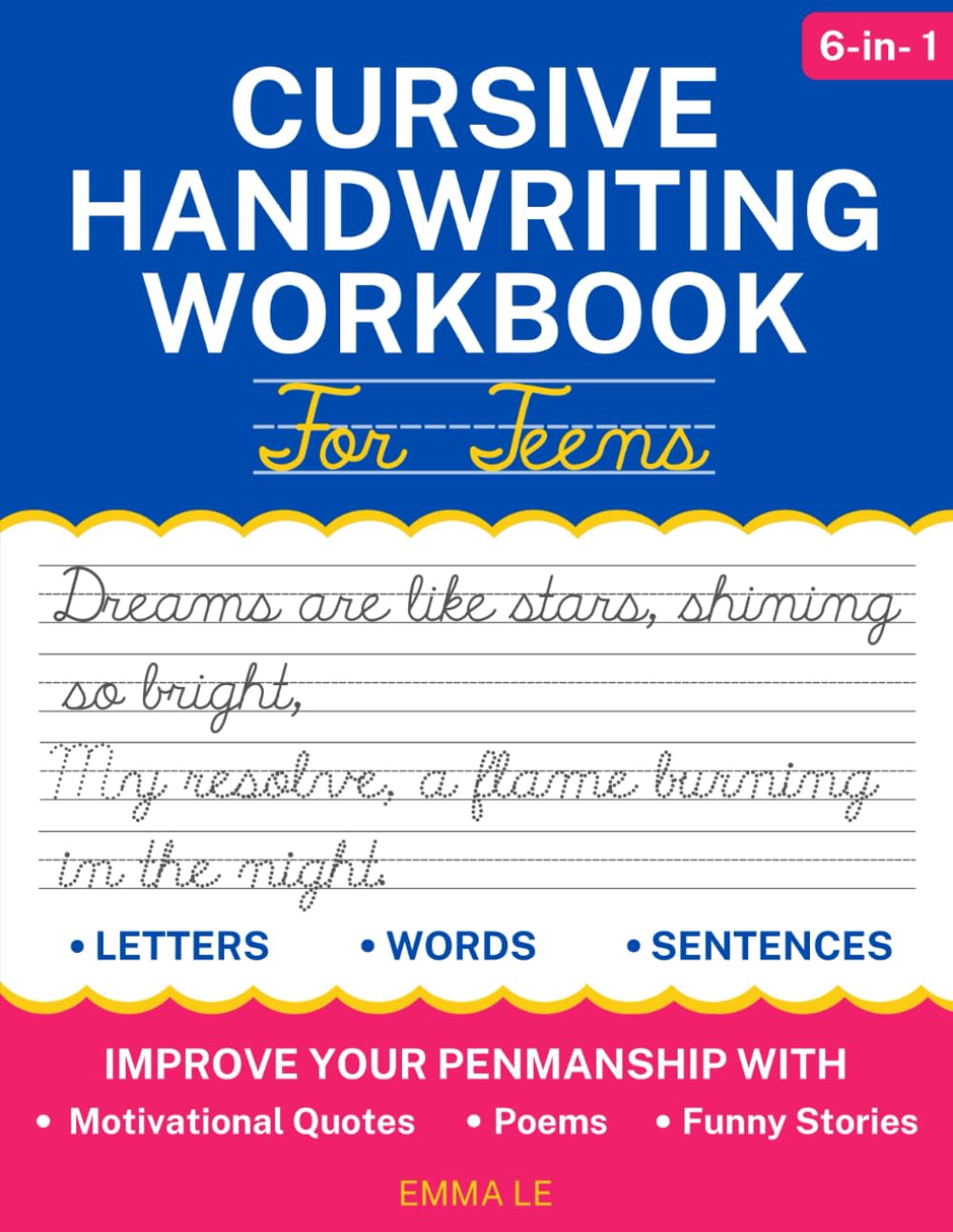 Cursive Handwriting Workbook for Teens: Improve Your Penmanship with ...