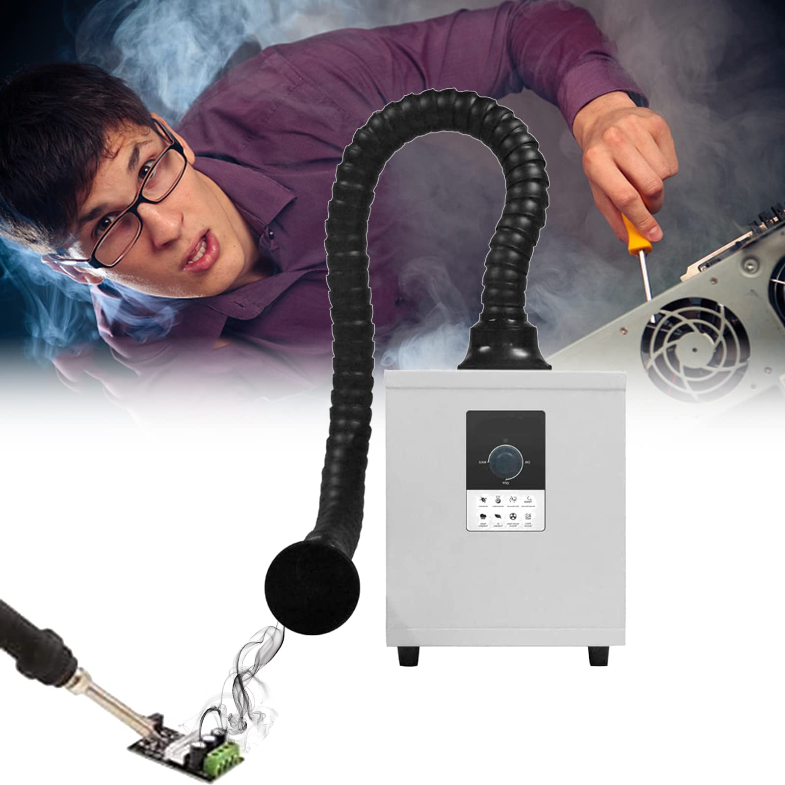 Buy Strong Suction Power Welding Fume Extractor, Fume Smoke Absorber ...