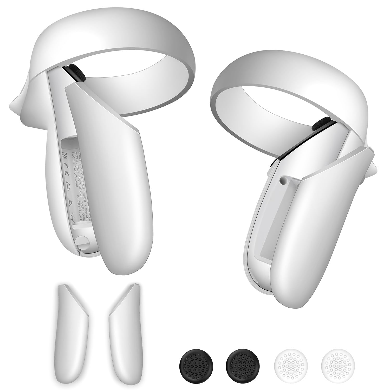 Amazon.com: Ikpek 1 Pair Battery Cover for Meta Quest 2 Controller ...