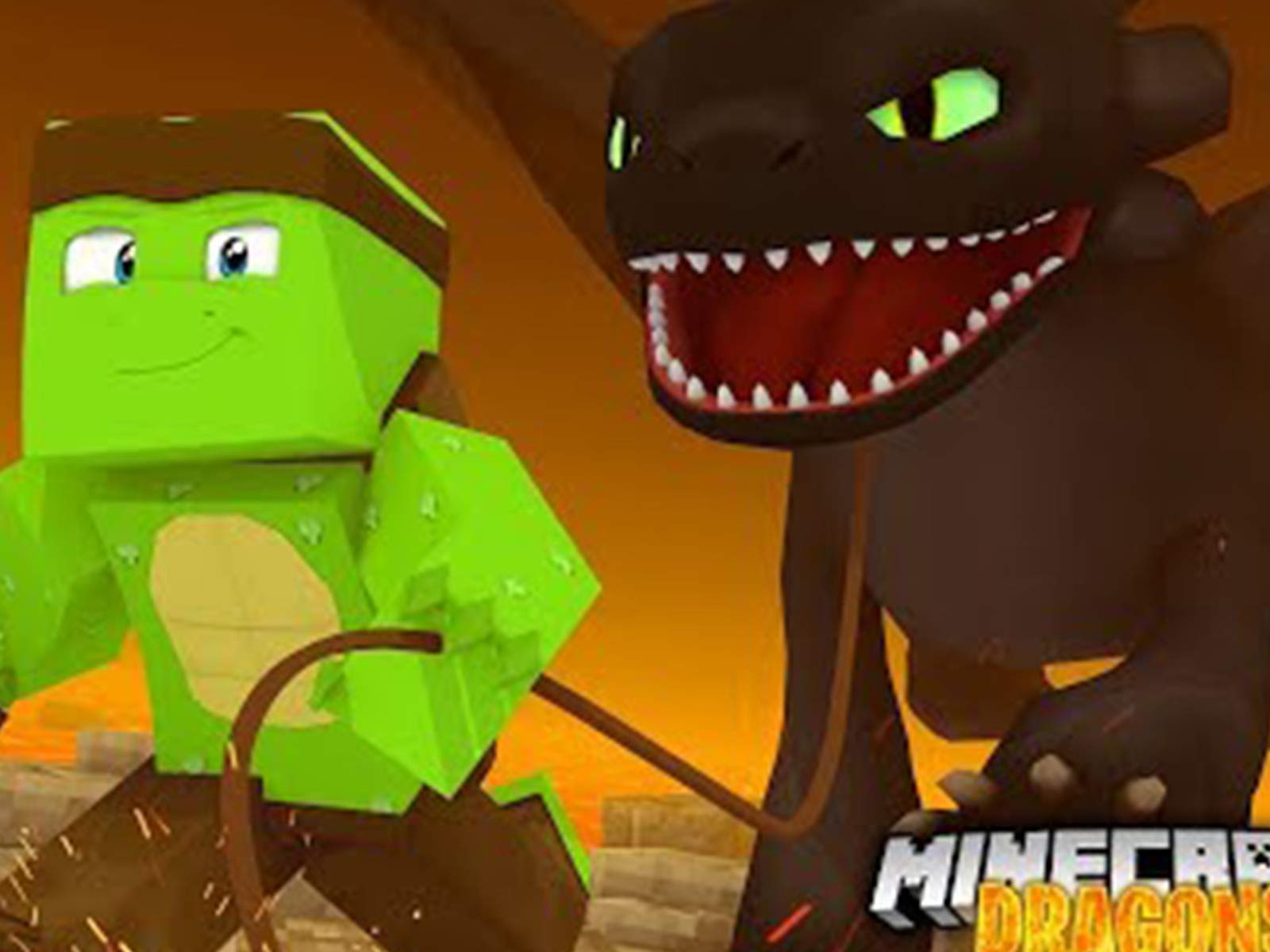 Watch Clip: Tiny Turtle Minecraft Dragons | Prime Video