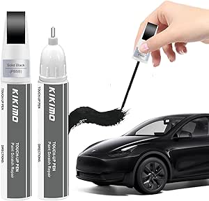 Amazon.com: KIKIMO for Tesla Touch Up Paint(Solid Black(PBSB)), Car ...