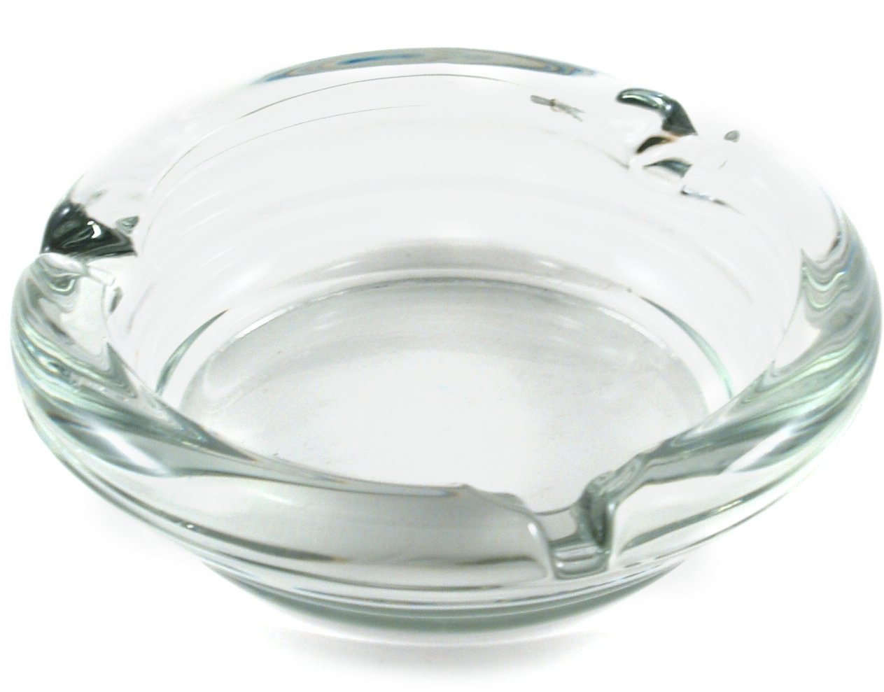Amazon.com: Anchor Hocking Round Glass Snuffer Cigarette Ashtray : Home ...