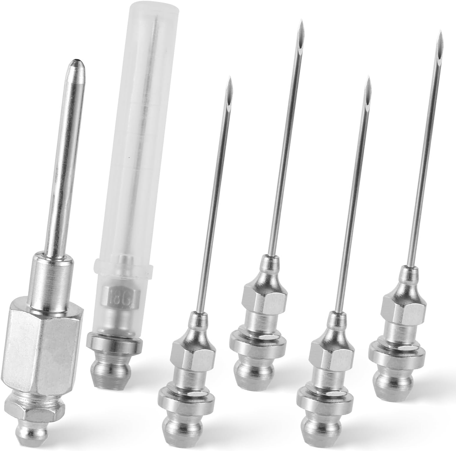 Amazon.com: XIHIRCD 5pcs Grease Needle Nozzle, Bearing Grease Injector ...