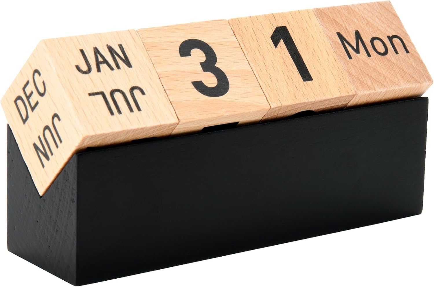 Desktop Calendar Frames Novelty Creative Wooden Blocks Daily Perpetual ...