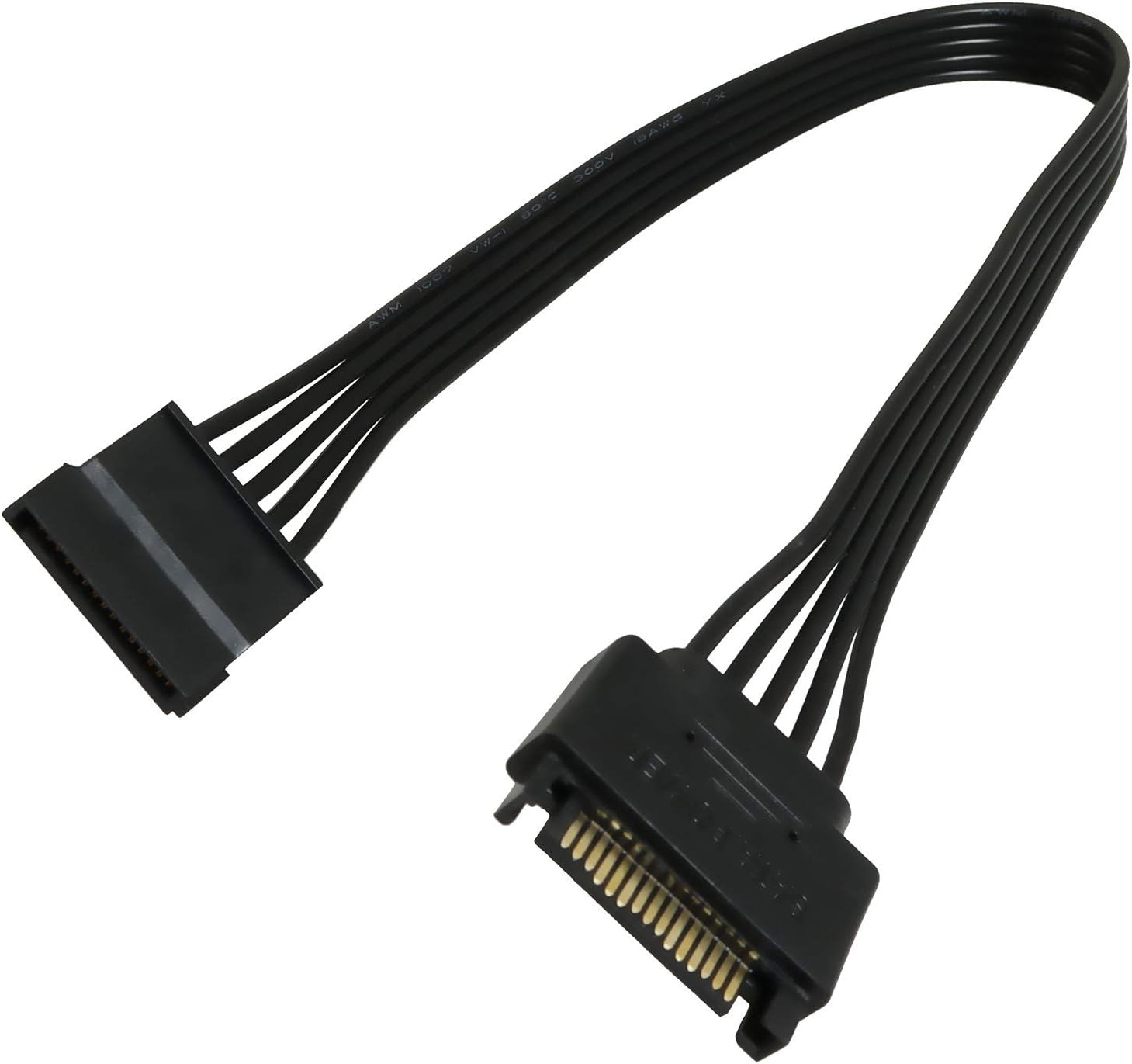 Amazon.com: 15 Pin SATA Power Extension Cable - 8 Inch : Electronics