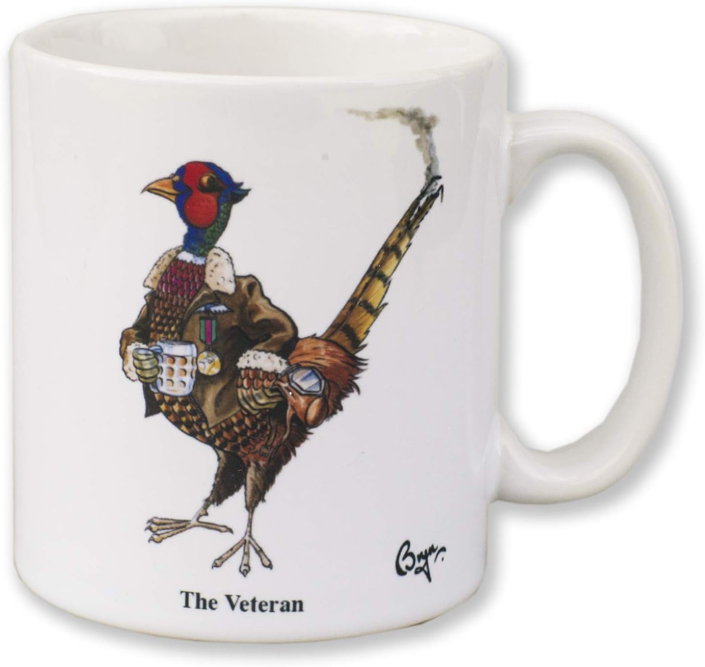 Bryn Parry Bombing Pheasant Shooting Scene Mug : Amazon.co.uk: Home ...