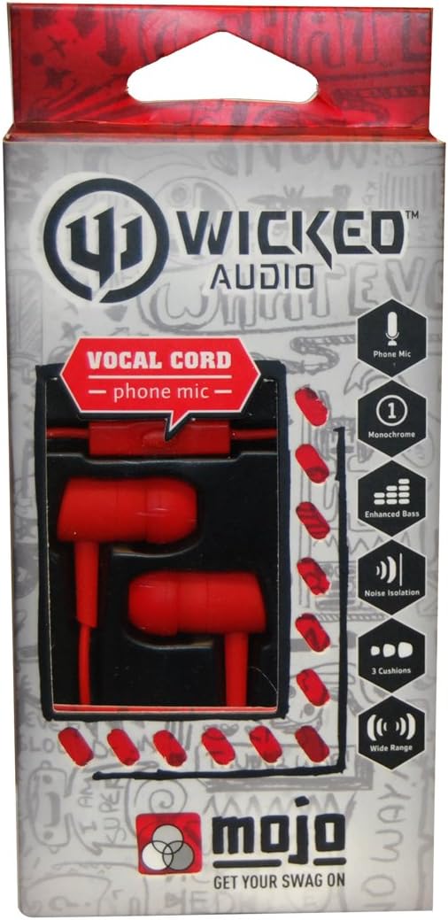 Amazon.com: Wicked Audio WI2255 IN-ear MOJO EARbuds with mic