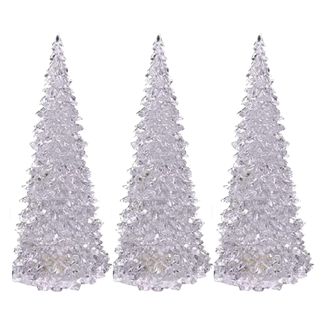 Amazon.com: Christmas Decorations, 3 Pcs Lighted Christmas Tree ...