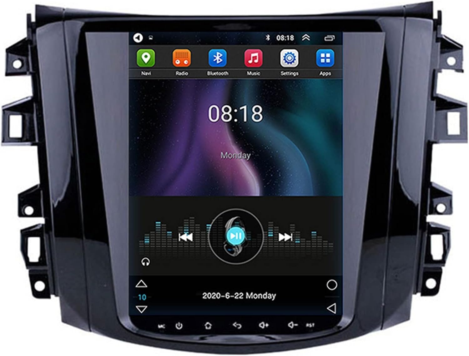 Car GPS Android 10 9 Inch Touch Screen Navigator Car Sat Nav Stereo For ...