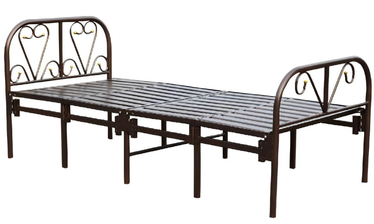 Buy MOMENT Folding Bed [190x 90cm] Folding Single Bed Heavy Duty Steel ...