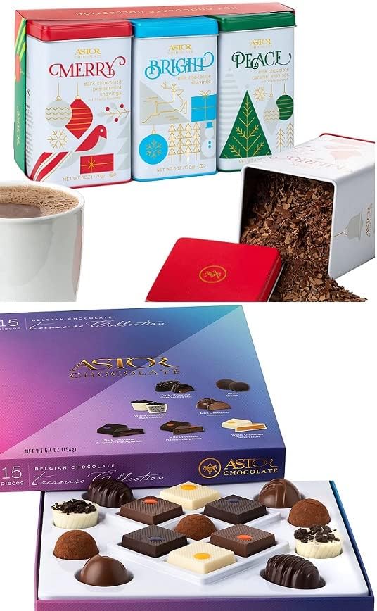 Amazon.com : Astor Chocolate Truffle and Hot Chocolate Set. Chocolate ...