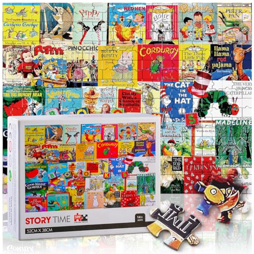 Bring back memories of childhood with a puzzle that features an array ...