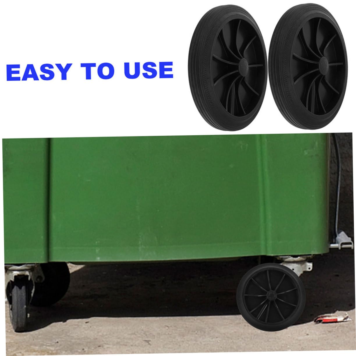Replacement Wheels For Garbage Cans Big Wheels (200mm) For Wheelie Bin
