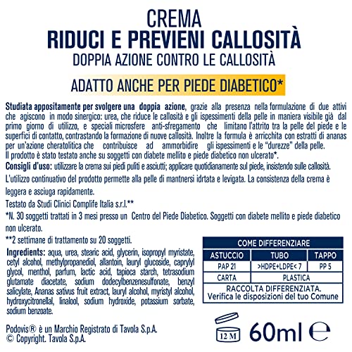 Podovis Pumice Cream, Exfoliating Action, Soft and Smoothed Skin ...